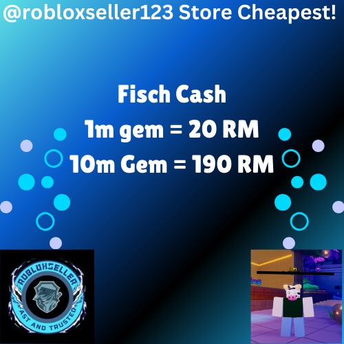 FISCH ROBLOX CASH, Video Gaming, Video Games, Others on Carousell