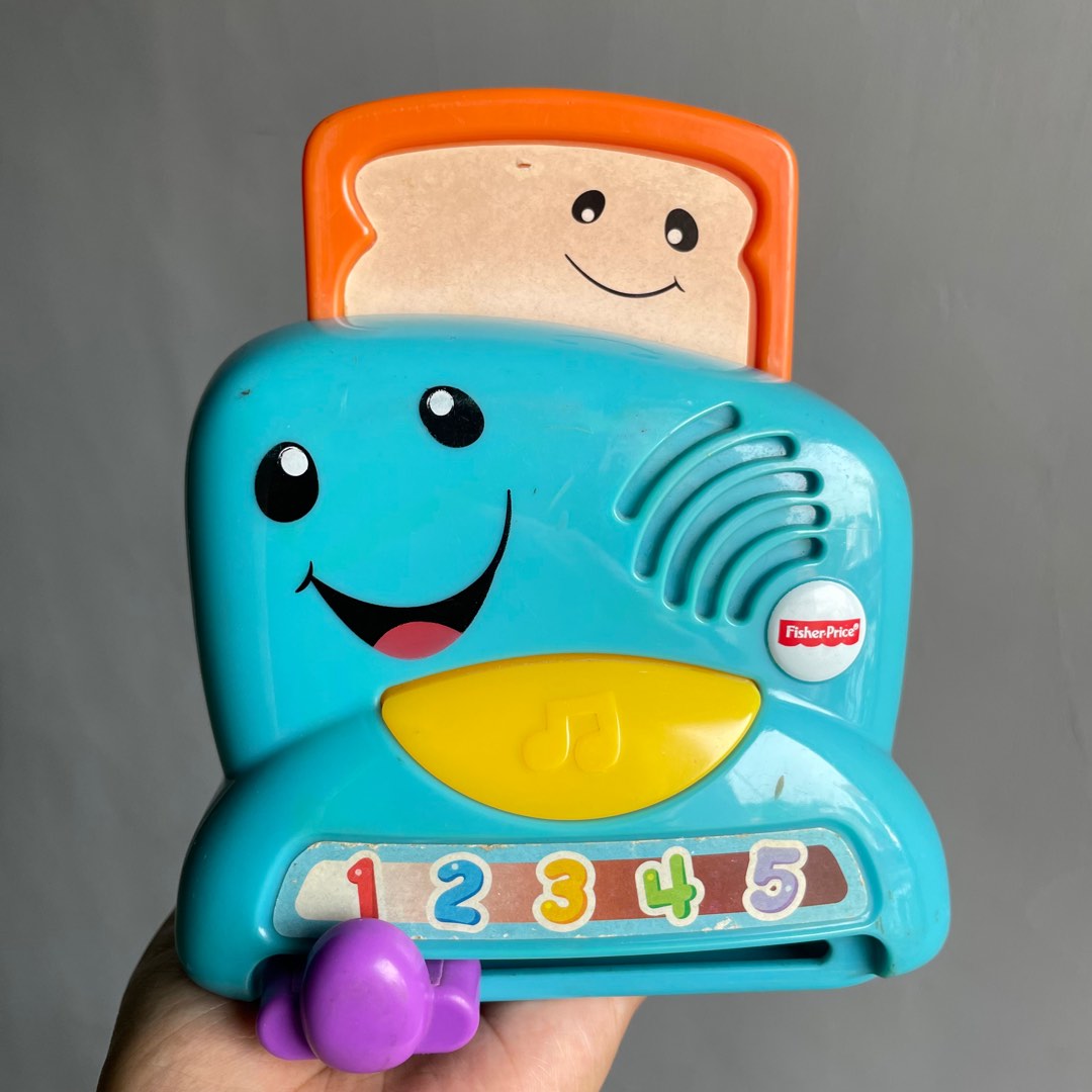 Fisher Price Toaster Mattel Hasbro Mainan Bayi Masak Edukasi, Bayi ...