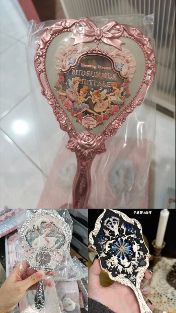 flower know hand mirror, Everything Else, Others on Carousell