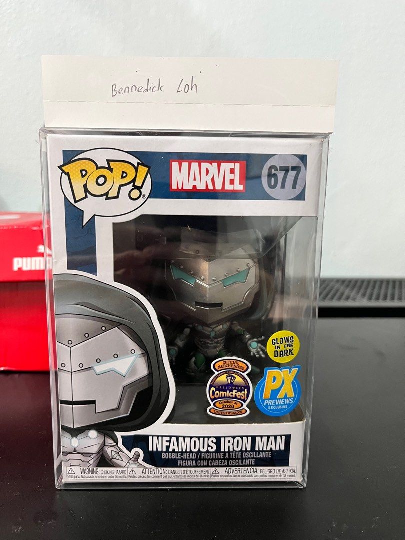 Funko Pop Infamous Iron Man, Hobbies & Toys, Toys & Games on Carousell