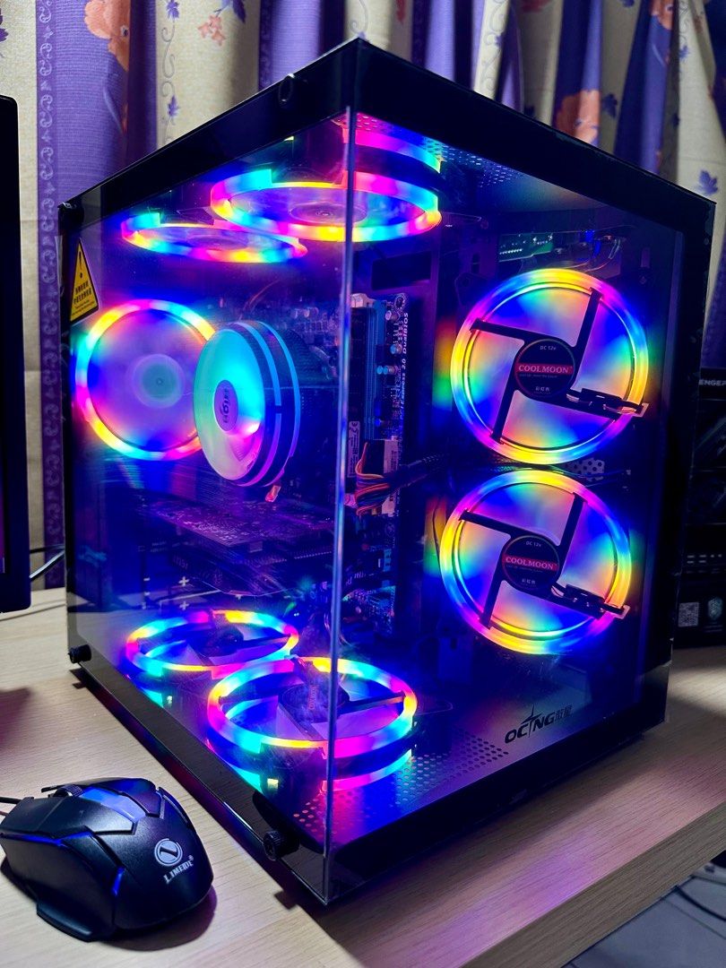 PC GAMING DESIGN | i7 RX + RAM 16GB + SSD | WiFi / Hostpot & BT ...