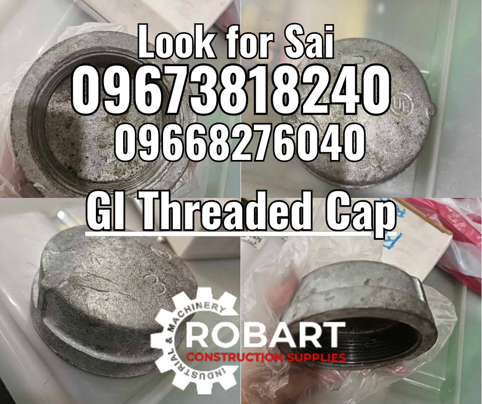 GI Threaded Cap, Commercial & Industrial, Construction Tools ...