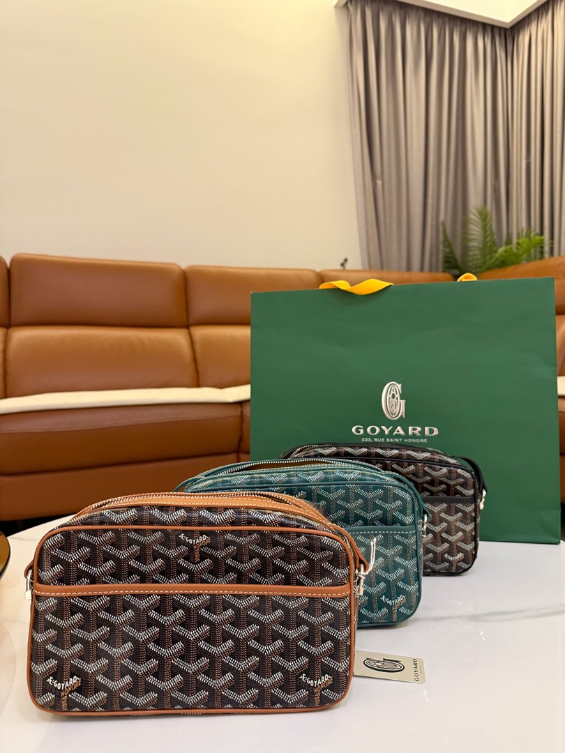 Goyard Camera Bag Cap Vert, Luxury, Bags & Wallets on Carousell