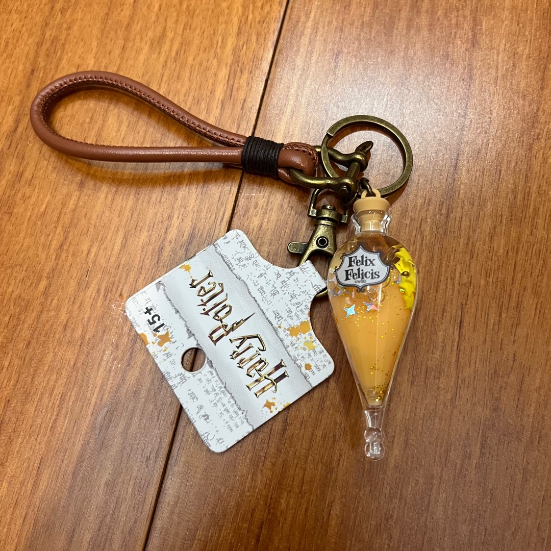 Harry Potter Miniso Felix Felicis Keychain - Liquid Luck, Hobbies ...