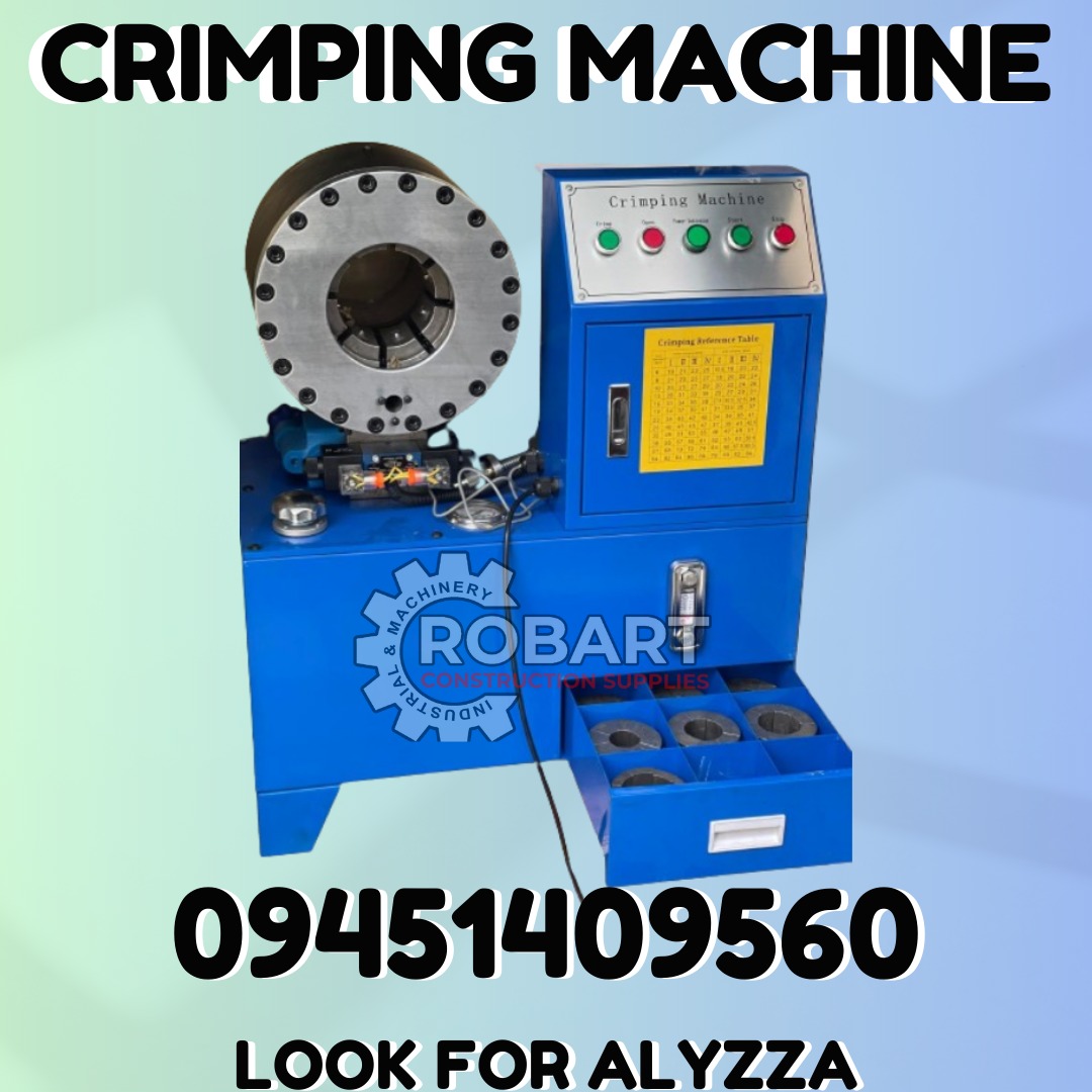 HYDRAULIC CRIMPING MACHINE, Commercial & Industrial, Construction Tools ...