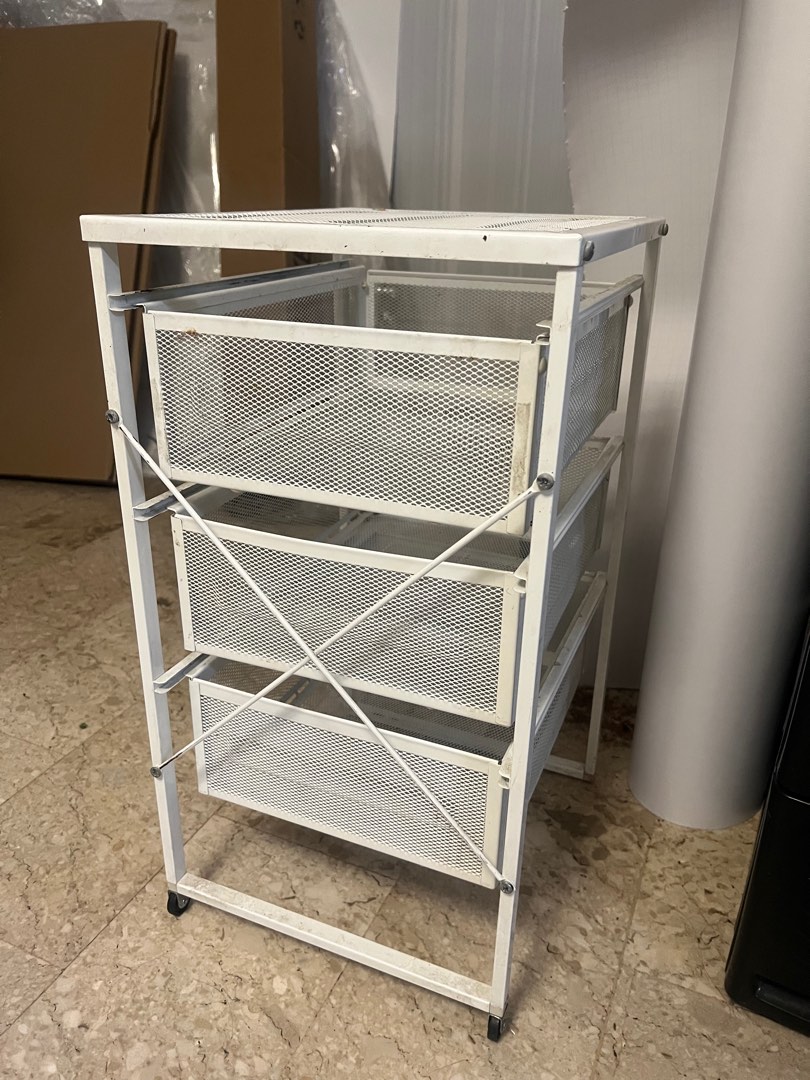 IKEA mesh drawers, Furniture & Home Living, Office Furniture & Fixtures ...