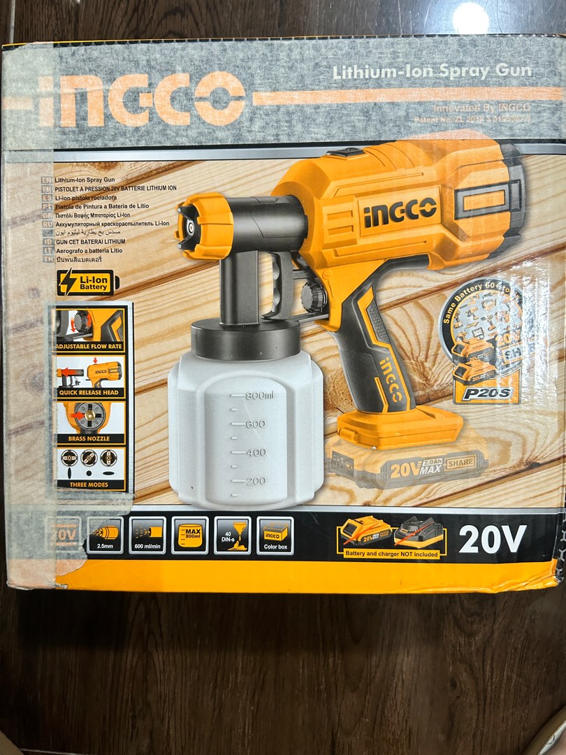 INGCO spray paint wireless, Furniture & Home Living, Cleaning ...