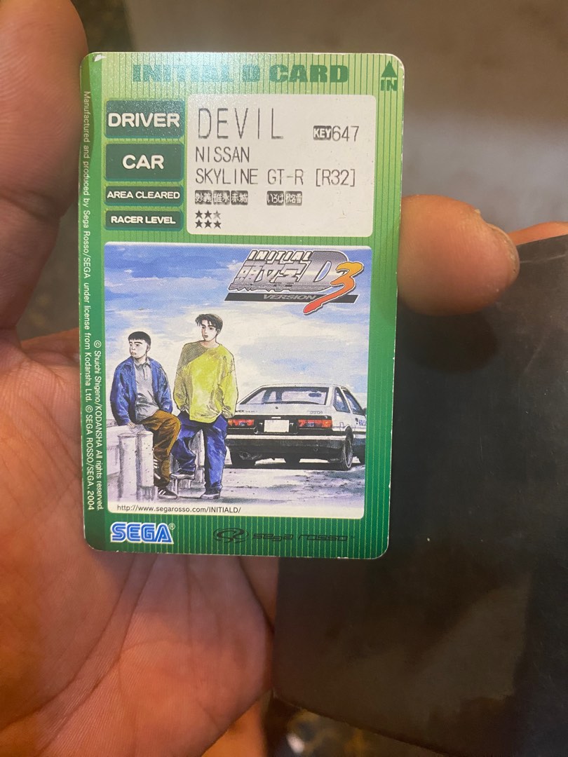 Initial d card, Hobbies & Toys, Collectibles & Memorabilia, Vintage ...