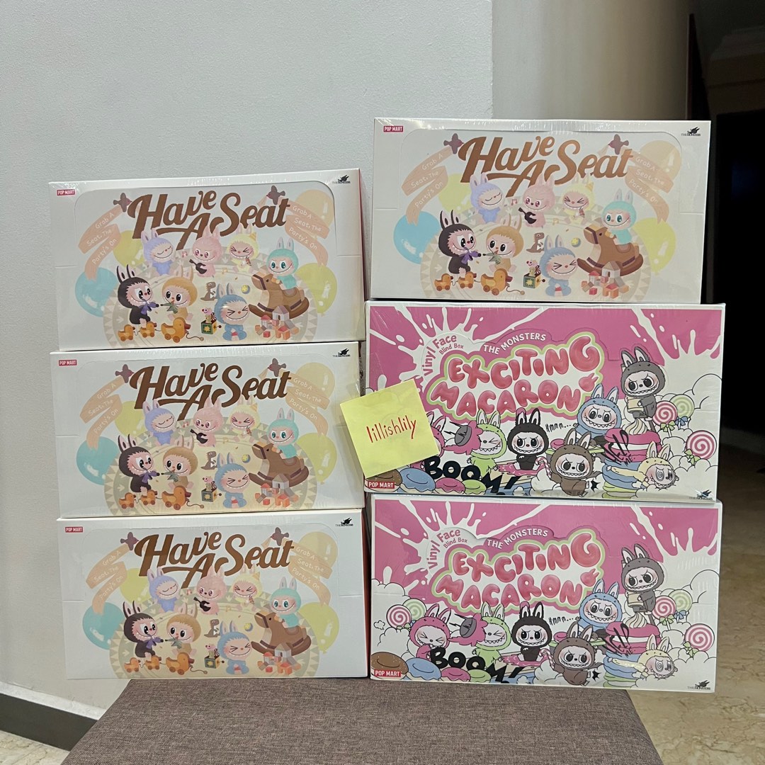 Labubu V1 & Labubu V2 BNIB FULL SET (SECRET CHANCE), Hobbies & Toys ...