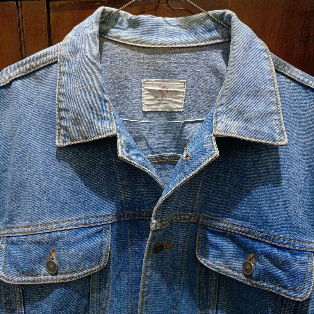 Vintage Jaket jeans jacket Denim Edison Store Bigsize oversize jumbo ...