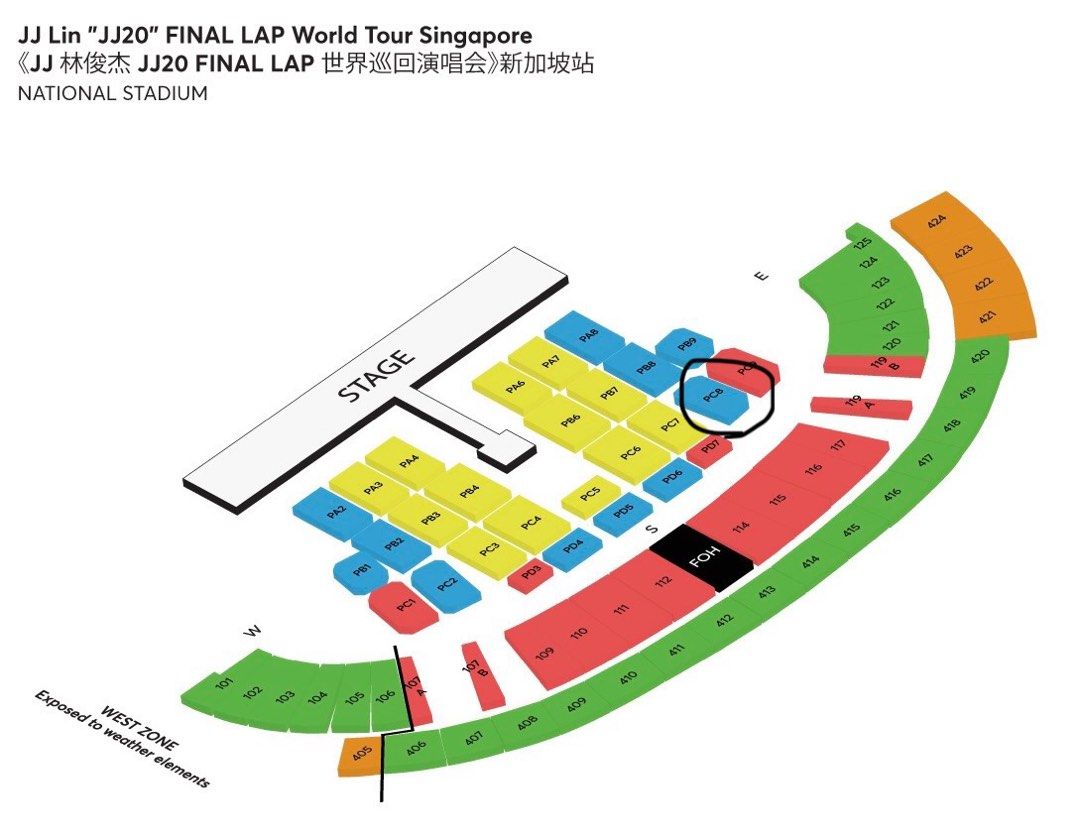 JJ Lin “JJ20” Final Lap World Tour | 28th Dec 2024 (Sat) Cat 2 tickets ...
