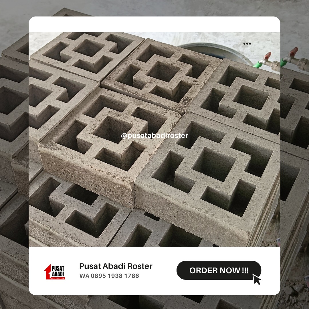 Jual Roster Beton Ukuran Kotak 20x20 di Pamulihan Garut, Perabotan ...