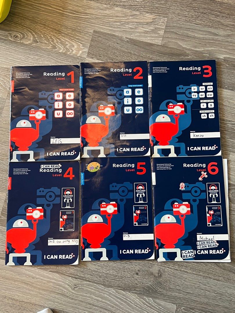 Kumon English Reading Level 1-6, Hobbies & Toys, Books & Magazines ...