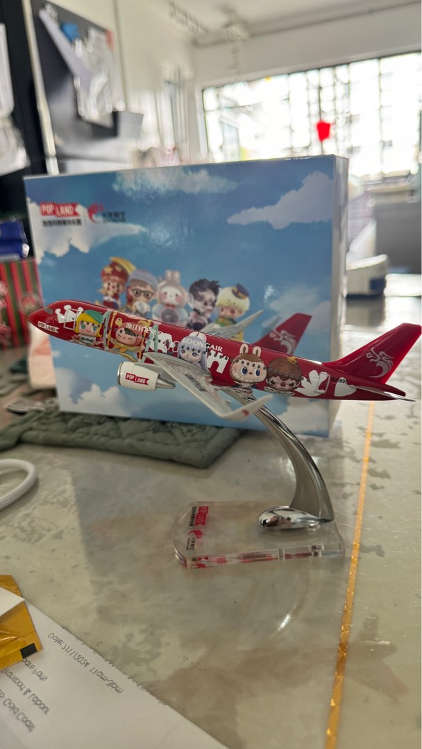 Labubu Aircraft Model, Hobbies & Toys, Memorabilia & Collectibles, Fan ...