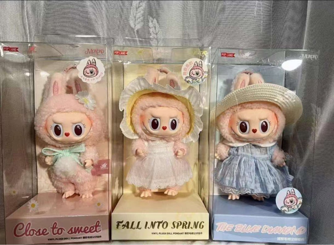 Labubu close to sweet, Blue diamond and fall into spring, Hobbies ...