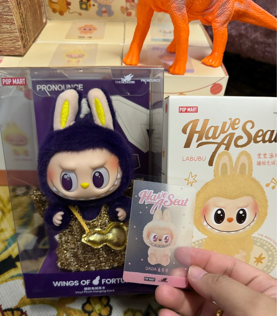 Labubu Milan + Labubu v2 dada, Hobbies & Toys, Toys & Games on Carousell