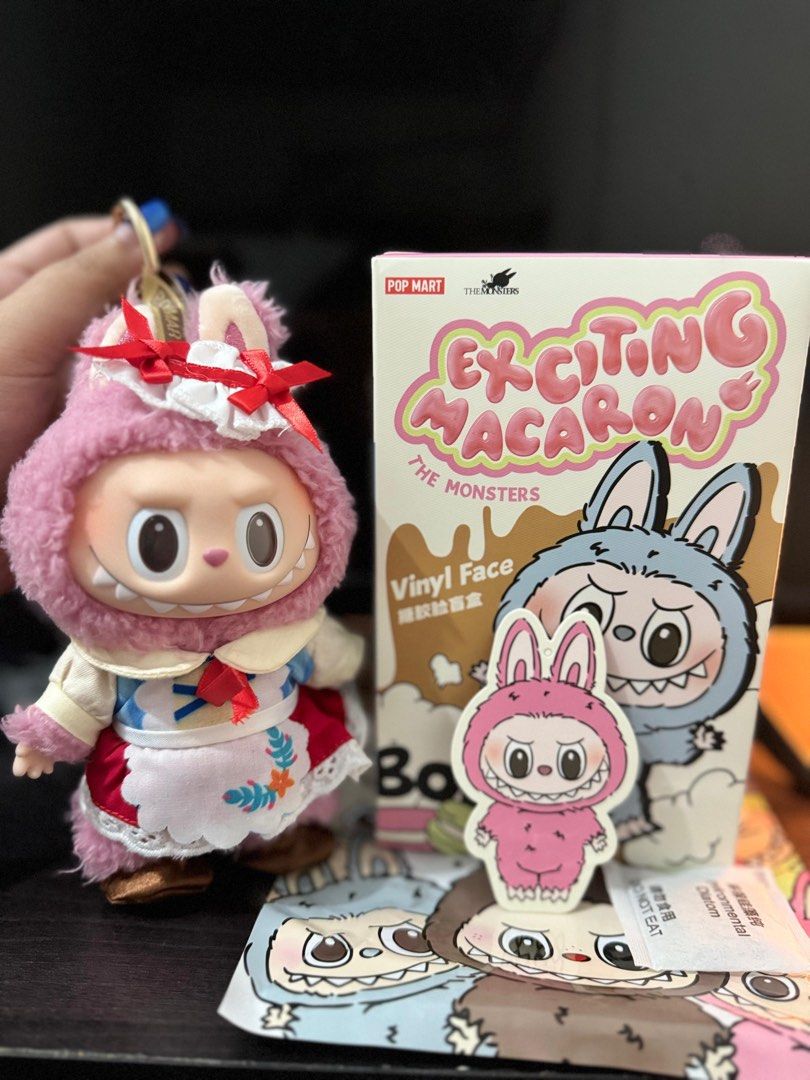 Labubu V1 Exciting Macaron Lychee Berry 100% original Popmart, Toys & Collectibles, Lainnya di ...