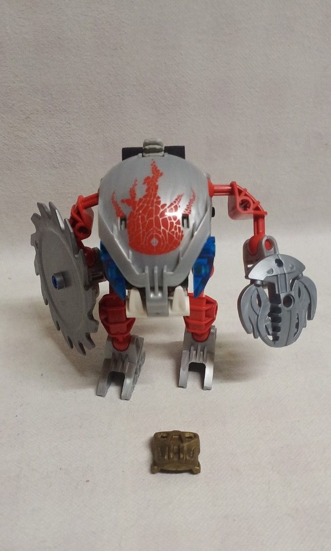 lego - lego vintage bionicle ( bohrok kal tahnok & rare krana mask ...