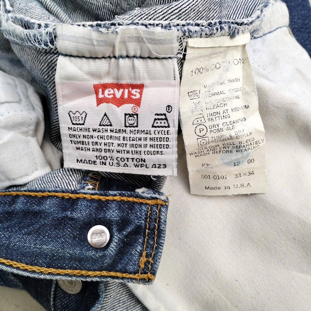 Levis 501XX not momotaro jeans iron heart denim Levis vintage evisu pbj lvc oldblue, Fesyen Pria ...