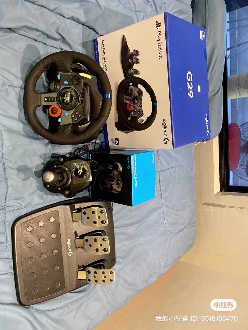 Logitech G29+Shifter, Video Gaming, Gaming Accessories, Controllers on ...