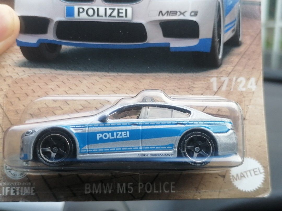 Matchbox 2024 Best of Germany Series 1 - 17/24 BMW M5 Police - Silver ...