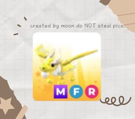 MFR Ancient dragon ( Adopt me pets ), Video Gaming, Gaming Accessories ...