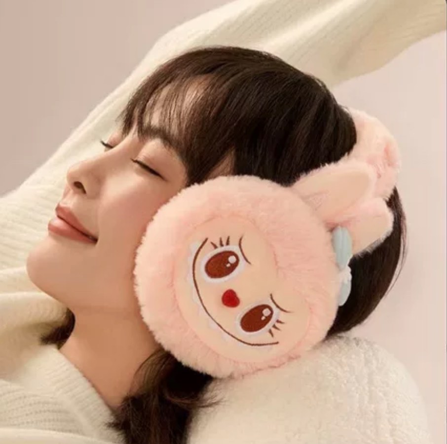 PO Mokoko Ear Muffs / Ear Warmer (The Monsters Labubu), Women's Fashion ...