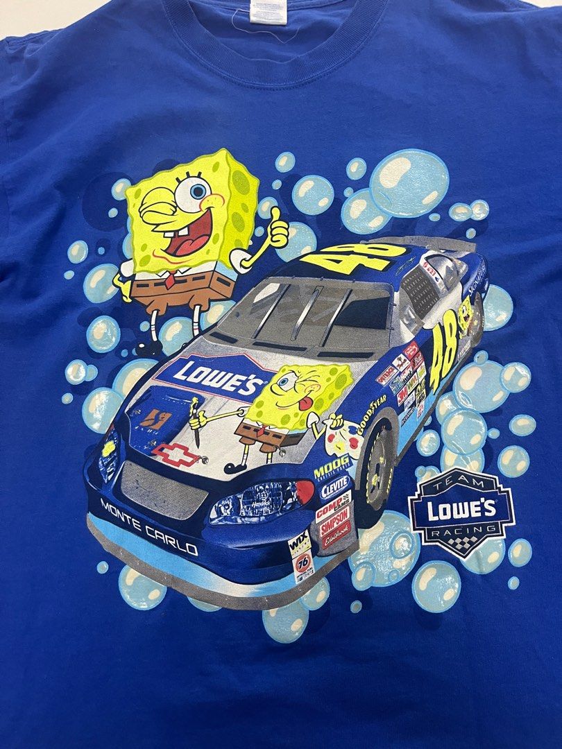 nascar collab spongebob, Men's Fashion, Activewear on Carousell