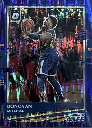 NBA CARDS | Donovan Mitchell | Optic '21 [Purple Shock], Hobbies & Toys ...