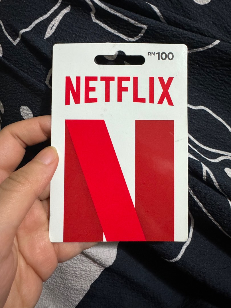 Netflix RM 100 gift card, Tickets & Vouchers, Store Credits on Carousell