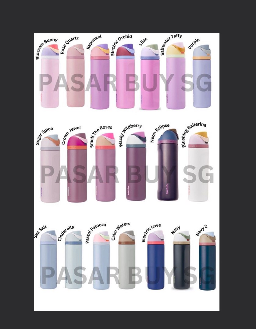 [PO] 16oz/24oz/32oz/40oz OWALA blossom bunny spring fling, Furniture ...