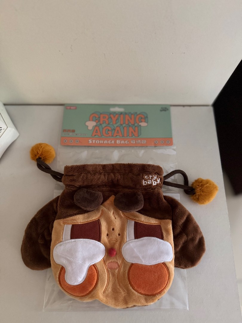 Pop Mart Crybaby Crying Again Series Storage Bag, Women's Fashion, Bags ...