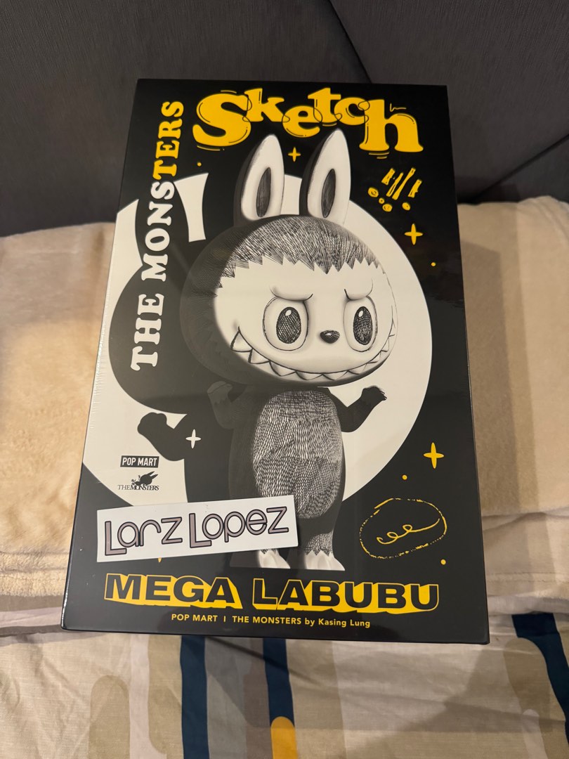 Pop Mart Mega Labubu Sketch 400% ( Sealed), Hobbies & Toys, Toys ...