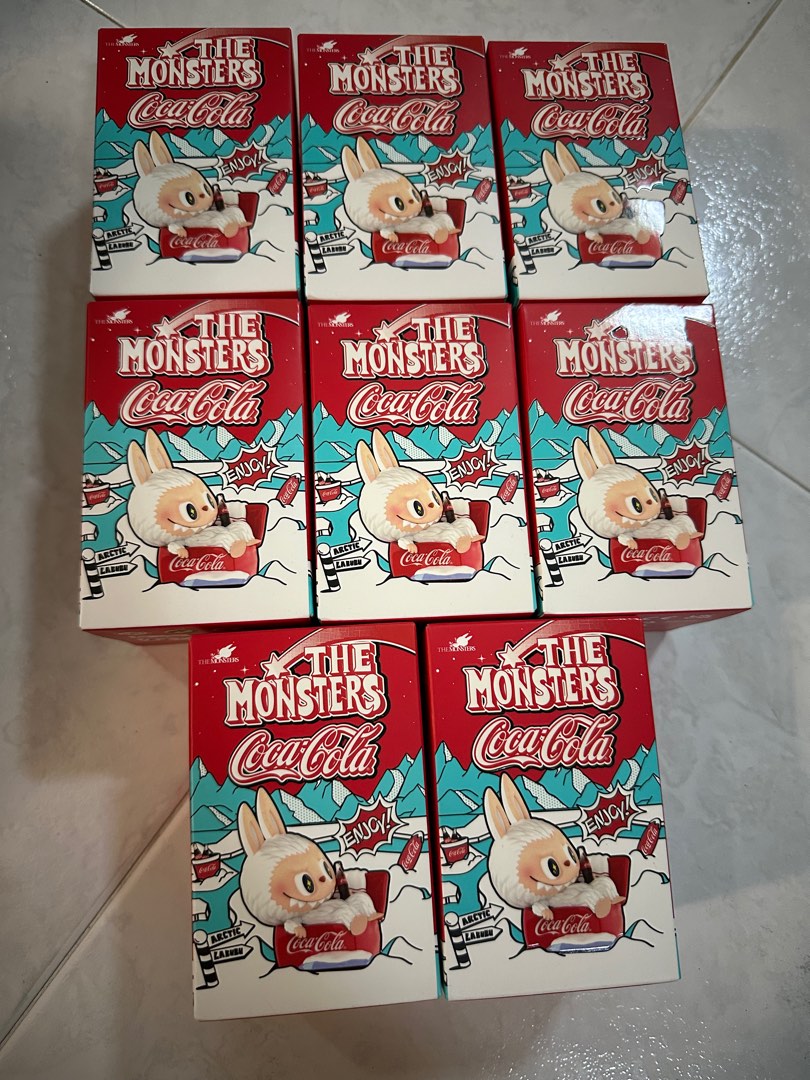 Popmart Labubu Coca Cola Blind Box x 8, Hobbies & Toys, Toys & Games on ...