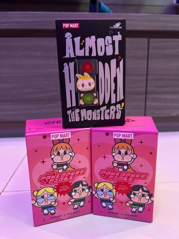 Popmart Powerpuff girls / almost hidden the monsters, Toys ...