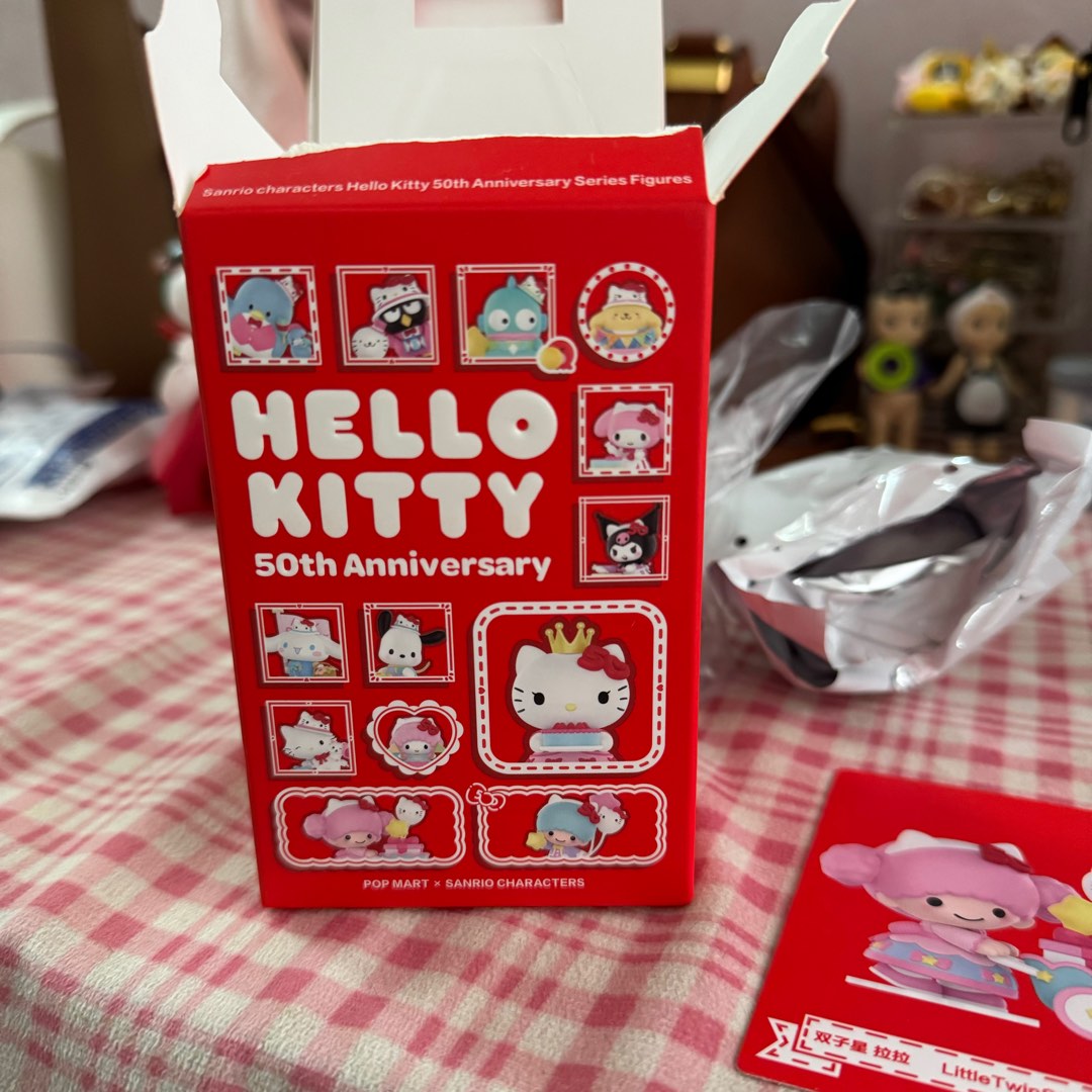Popmart Sanrio characters Hello Kitty 50th Anniversary Series Figures ...