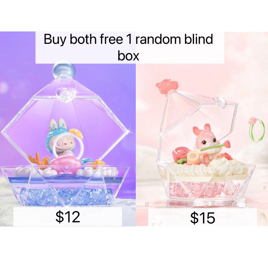 Popmart wishes at fingertip (Labubu the precious gift/ raby sharing ...