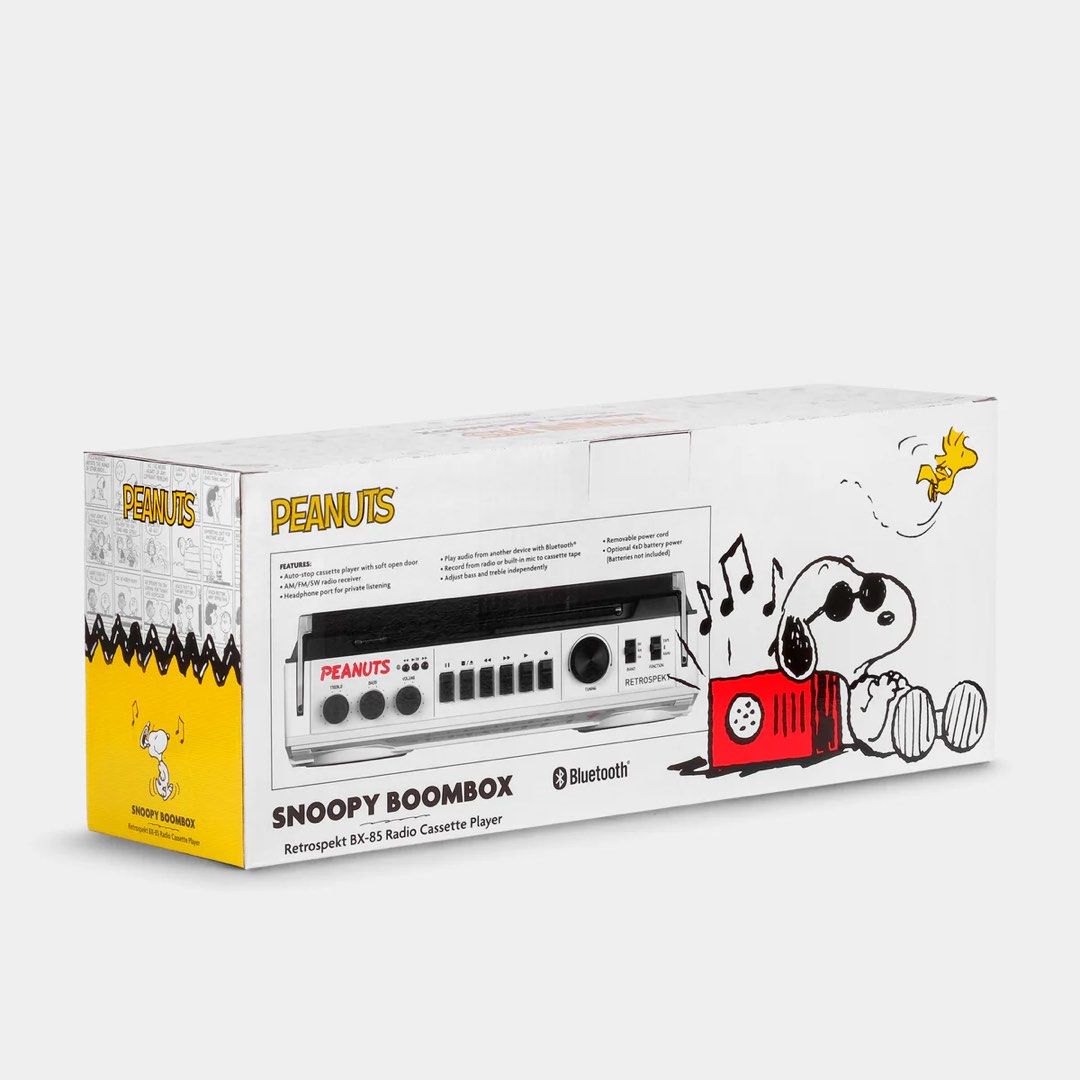 Pre-order / Peanuts Snoopy BX-85 Cassette Player Boombox, Audio ...