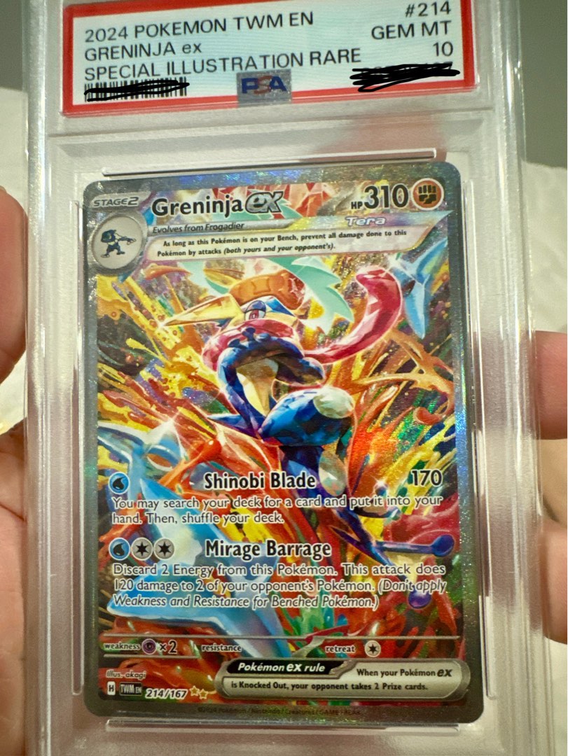 [PSA10]Greninja SIR Twilight Masquerade, Hobbies & Toys, Toys & Games ...