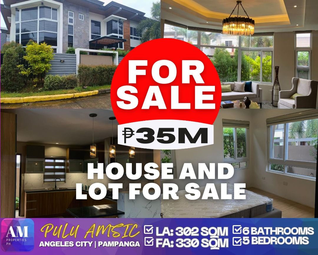 Pulu Amsic Subdivision Angeles City, Pampanga Two- Storey 5BR, RFO ...