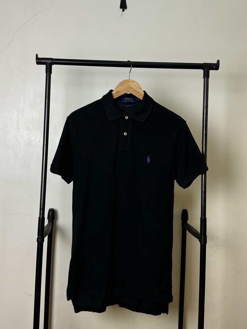Ralph lauren black polo shirt, Men's Fashion, Tops & Sets, Tshirts & Polo Shirts on Carousell