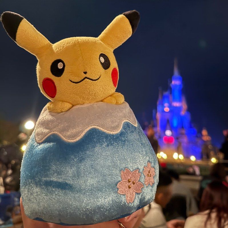 Pokemon Rare Mount Fuji / Fujisan Pikachu regular plushie, Hobbies ...