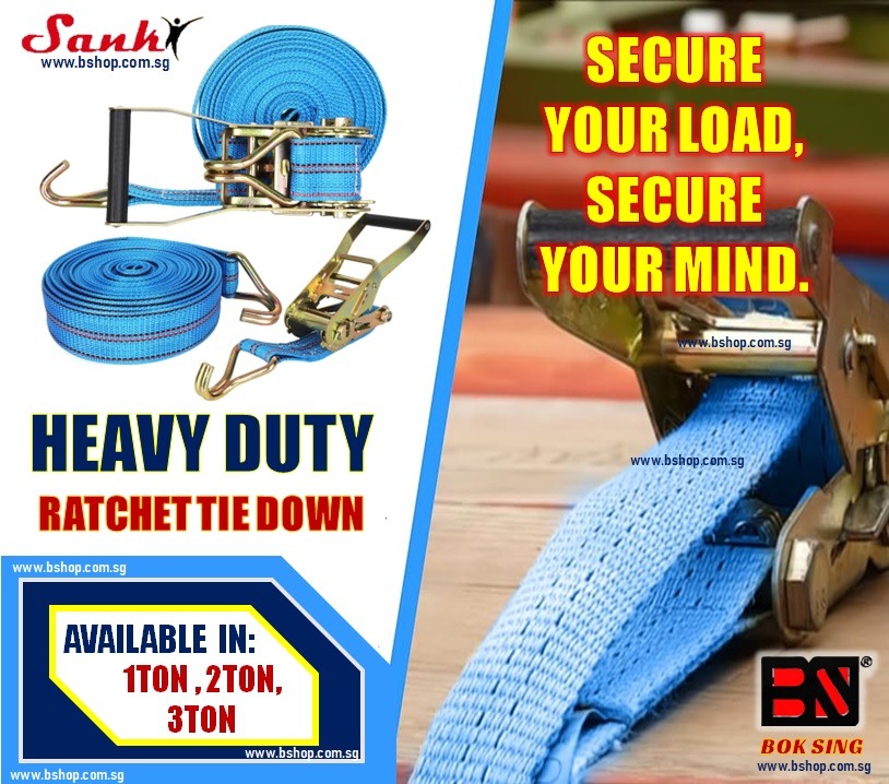 Ratchet Tie Down/ Cargo Ratchet Strap (Korea)- 1Ton/2Ton/3Ton- Various ...