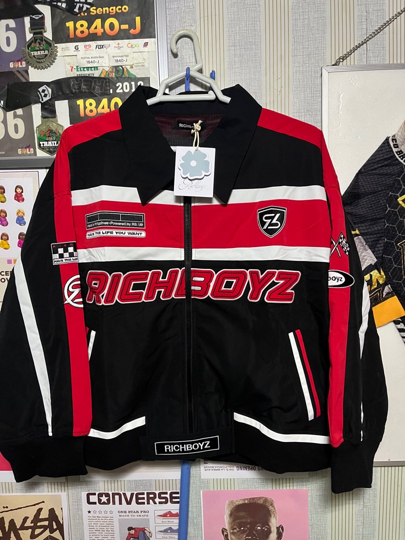 Richboyz Racing Jacket Large, Men's Fashion, Coats, Jackets and ...