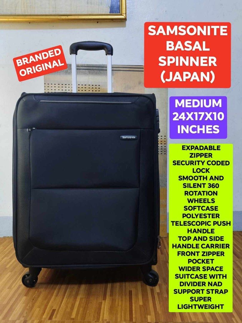 SAMSONITE (ORIGINAL) BASAL EXPANDABLE SPINNER IMPORTED FROM JAPAN MEDIUM SIZE, Hobbies & Toys ...