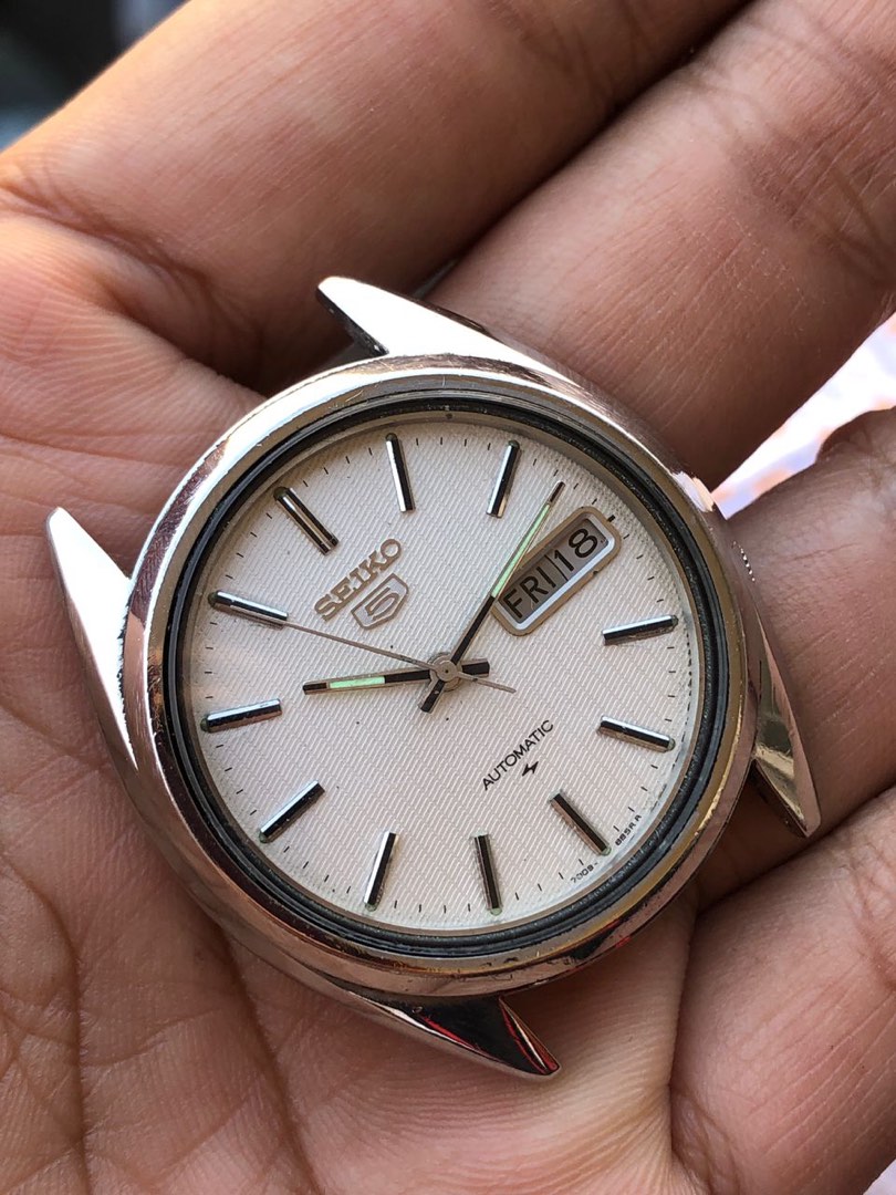 Seiko 7009 movement automatic, Men's Fashion, Watches & Accessories ...