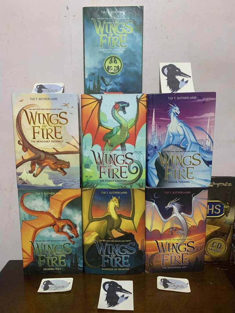 [SET / LOT OF 7] Wings Of Fire 1,3,7,8,10,14 & Winglets Collection by ...