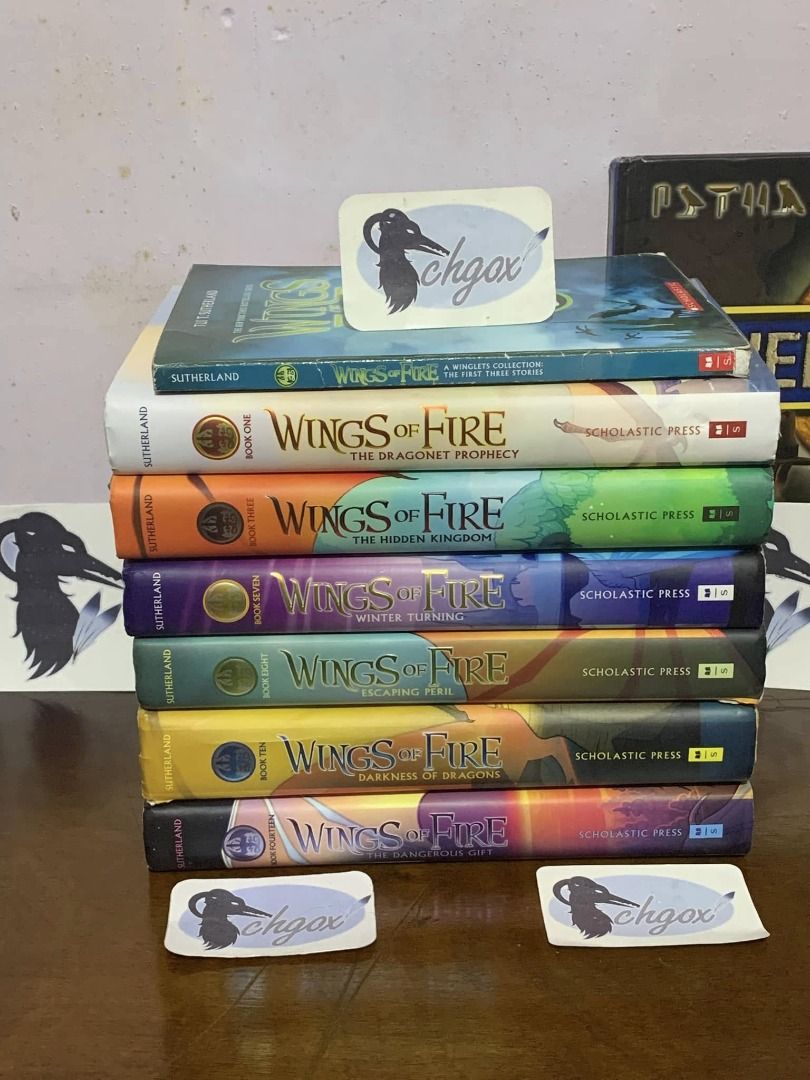 [SET / LOT OF 7] Wings Of Fire 1,3,7,8,10,14 & Winglets Collection by ...
