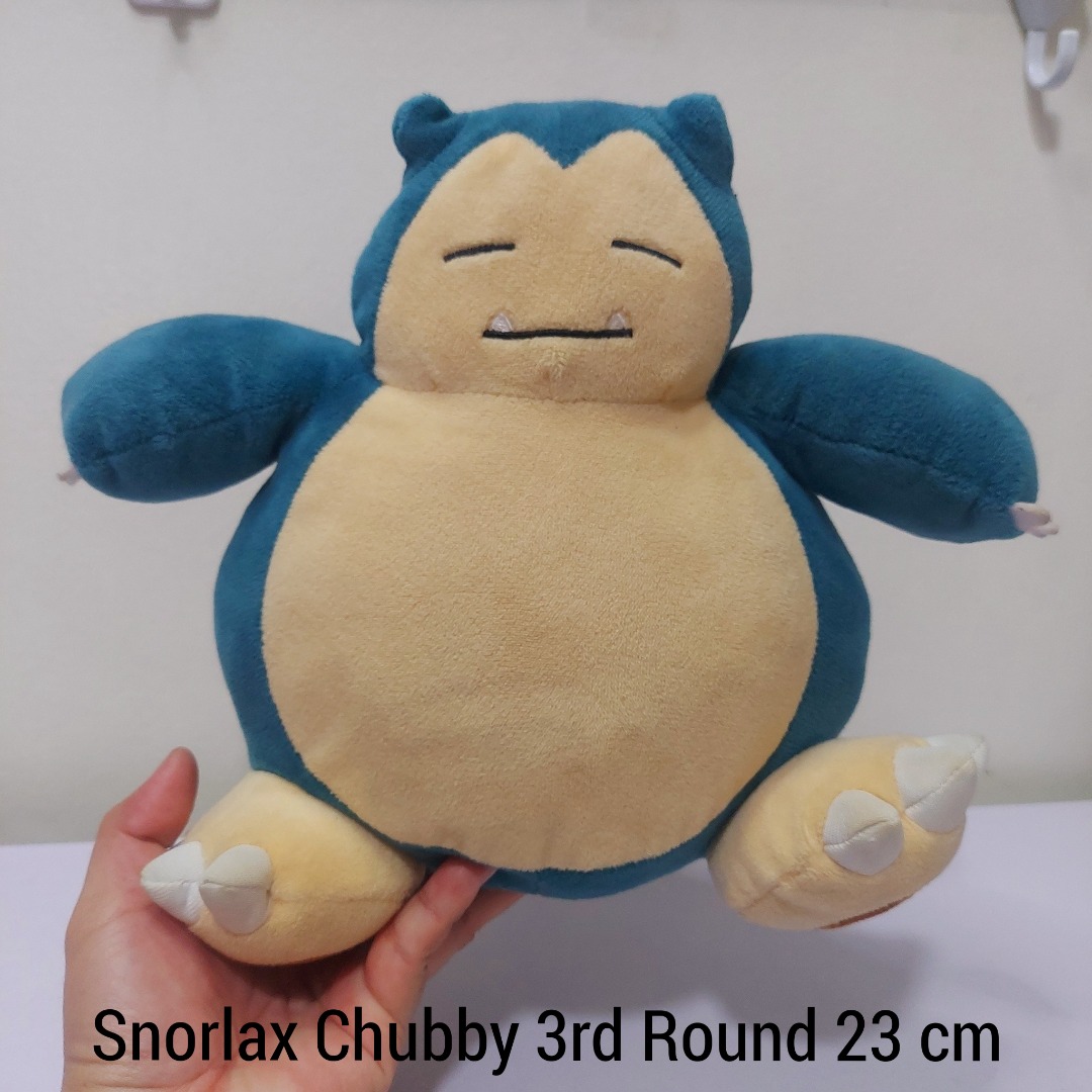 Snorlax Chubby 3rd Round Nintendo Pokemon Stuff Toy, Hobbies & Toys ...