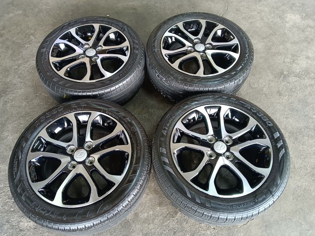 Sport rim 15 myvi gen3 original bezza axia, Auto Accessories on Carousell